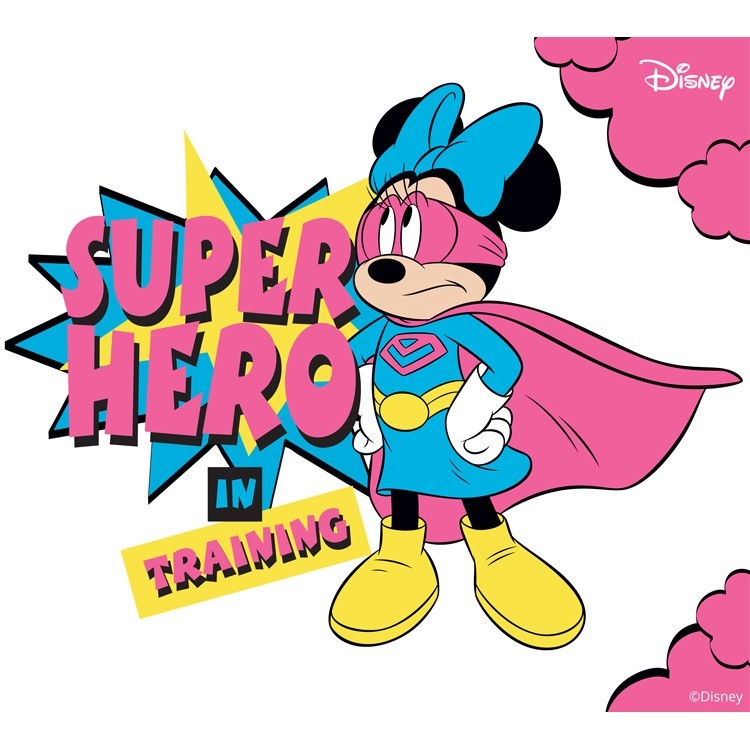 Minnie super hero - Disney Μίκυ - Μίνι και η παρέα τους Κουρτίνες Μπάνιου