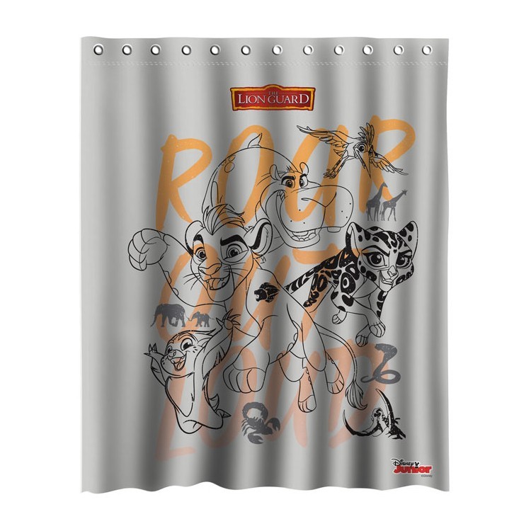 Roar out Loud - Disney Η Φρουρά των Λιονταριών Κουρτίνες Μπάνιου