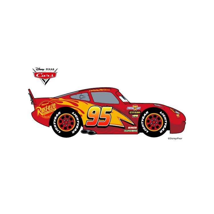Profile of 95 Mcqueen, Cars - Disney Cars Αυτοκόλλητα Τοίχου