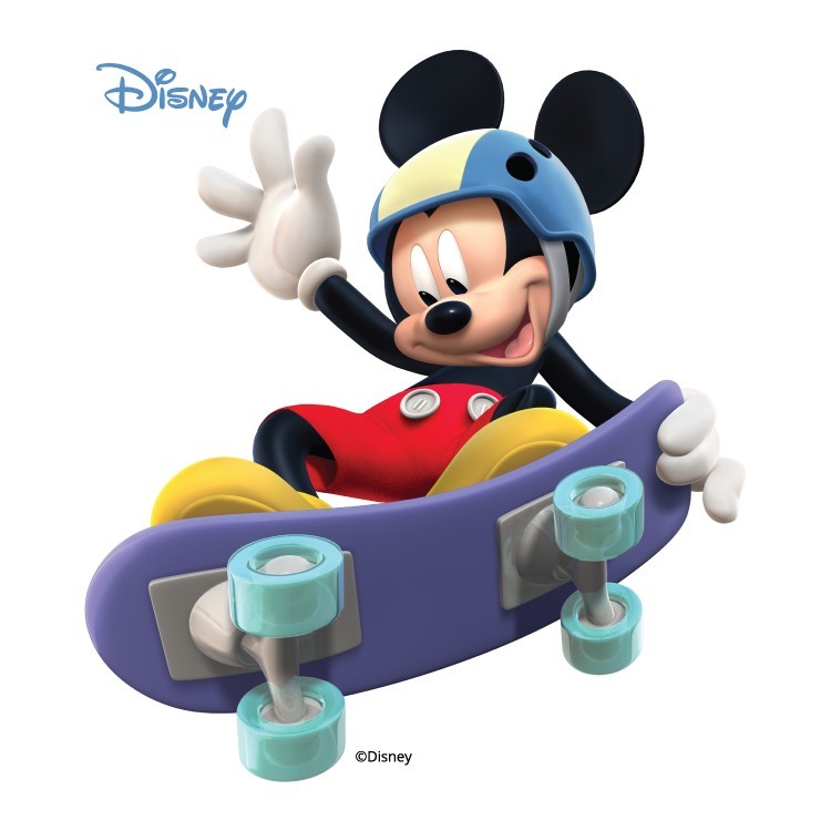 Mickey skating - Disney Μίκυ - Μίνι και η παρέα τους Αυτοκόλλητα Τοίχου