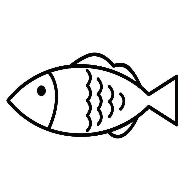 Ψάρι-2 - Αυτοκόλλητα τοίχου με θέματα ζώα | houseart.gr