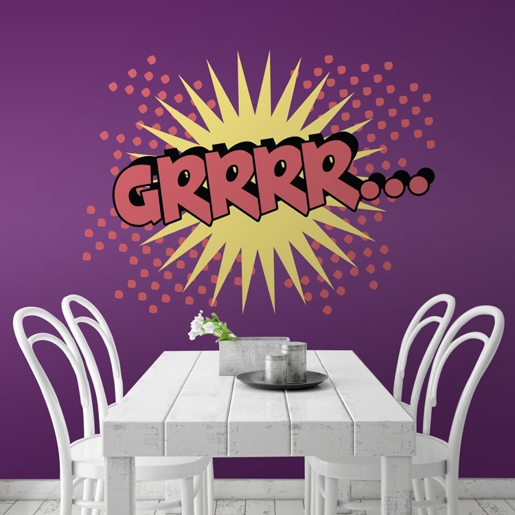Grrrrr - Ταπετσαρίες τοίχου με κόμικς για όλα τα δωμάτια | houseart.gr