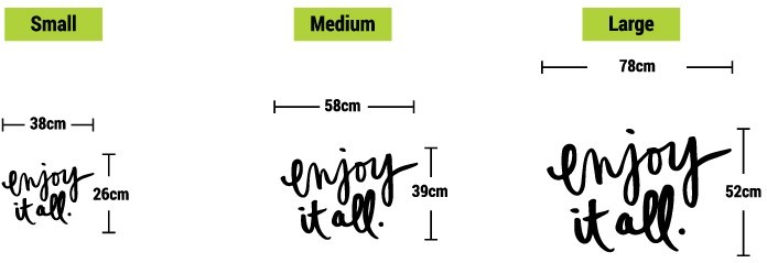 Enjoy it all - Αυτοκόλλητα ψυγείου Mini Fridge Sticker