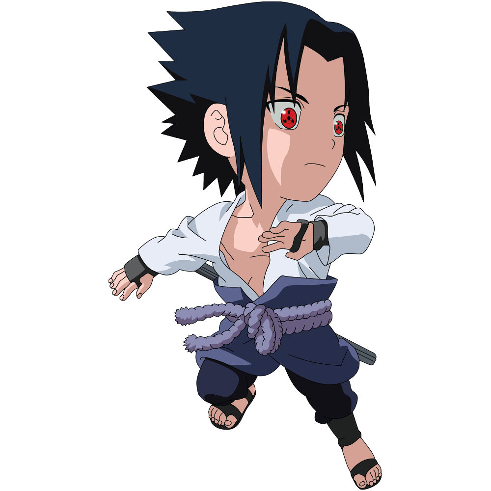 Kid Sasuke Uchiha - Naruto - Αυτοκόλλητα τοίχου Anime