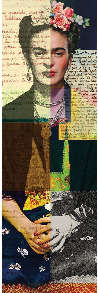 Frida Κahlo με Γράμματα - Διάσημοι ζωγράφοι Frida Kahlo - Diego Rivera