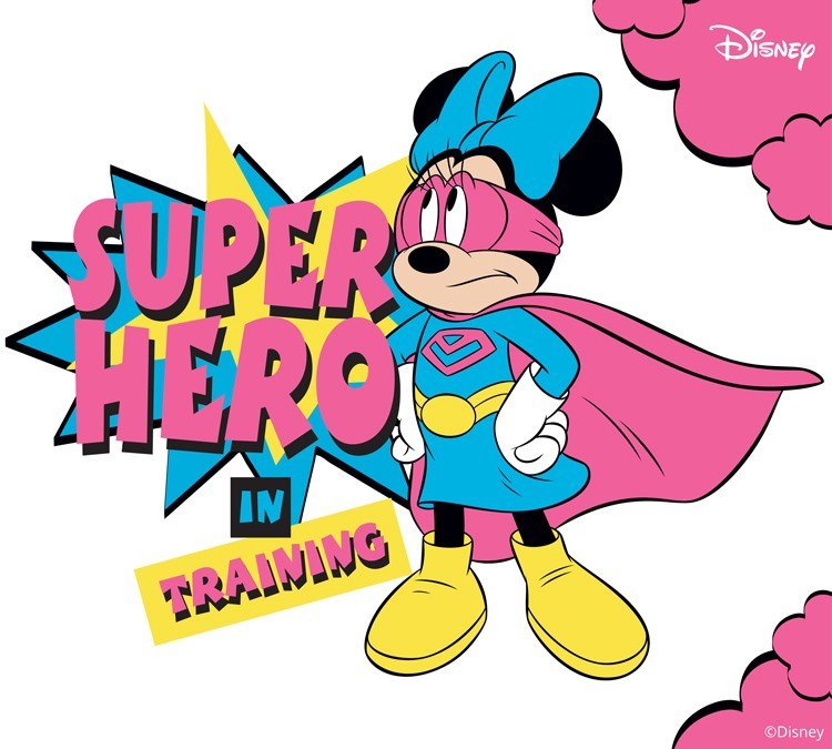 Minnie super hero - Disney Μίκυ - Μίνι και η παρέα τους Κουρτίνες Μπάνιου