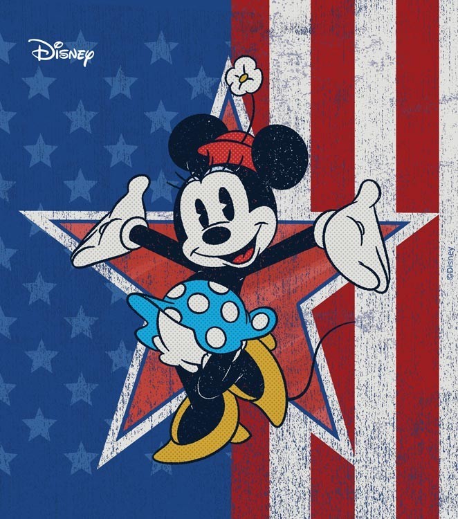 Minnie Mouse with star - Disney Μίκυ - Μίνι και η παρέα τους Παραβάν
