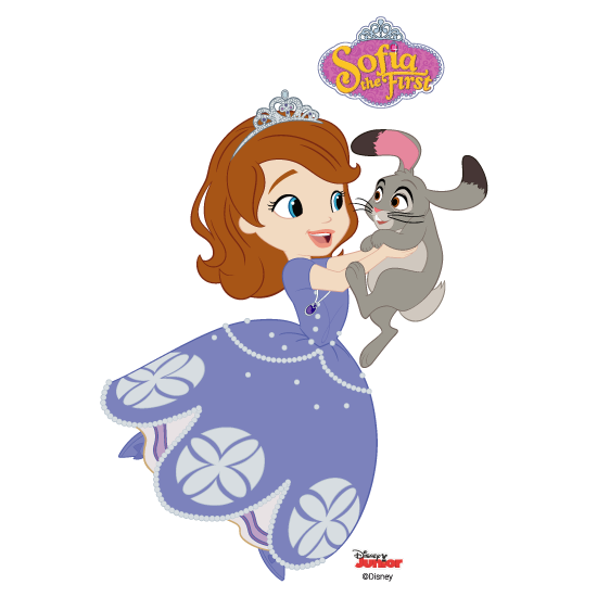 Clover και Sofia The First - Disney Σοφία η Πριγκίπισσα Αυτοκόλλητα Τοίχου