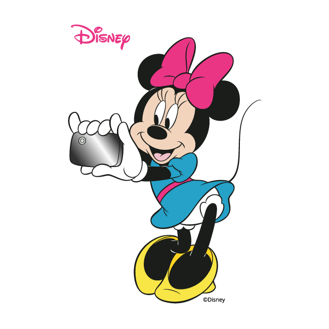 Minnie Mouse with her mobile phone - Disney Μίκυ - Μίνι και η παρέα ...