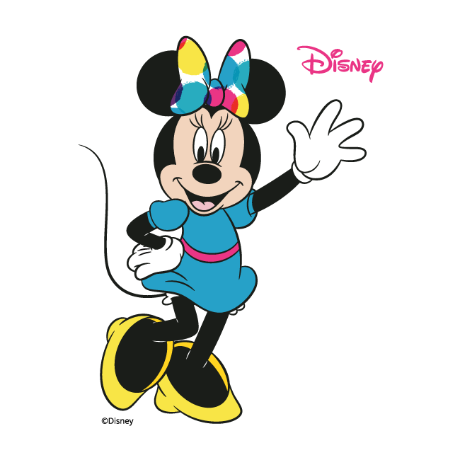 Hello Minnie Mouse - Disney Μίκυ - Μίνι και η παρέα τους Αυτοκόλλητα Τοίχου