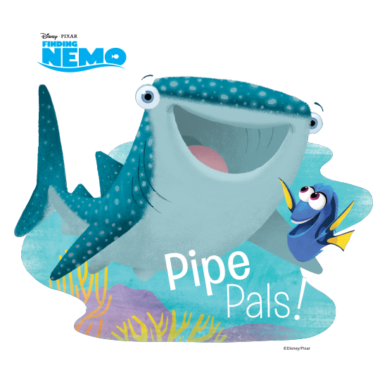 Pipe Pals, Finding Dory - Αυτοκόλλητα τοίχου Παιδικά