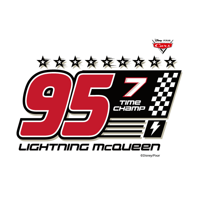 95 Lightning Mcqueen - Disney Cars Αυτοκόλλητα Τοίχου