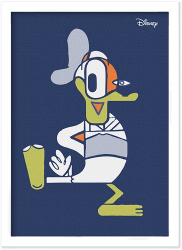 Ο Donald Duck, abstract art! - Πίνακας-καμβάς - Disney