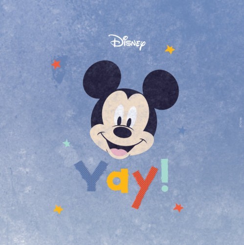 Yay Mickey!! - Πίνακας-καμβάς - Disney