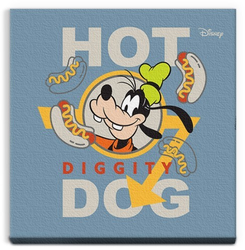 Hot diggity dog, Goofy! - Πίνακας-καμβάς - Disney