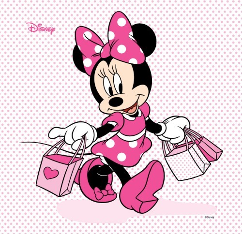 Minnie Mouse is going for shopping - Αυτοκόλλητα Ντουλάπας - Disney