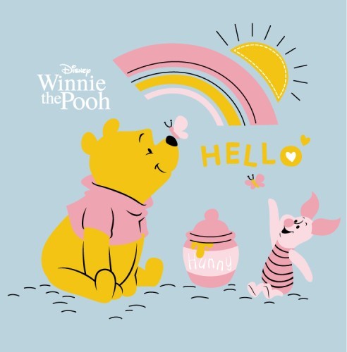 Hello, Winnie the Pooh - Αυτοκόλλητα Ντουλάπας - Disney