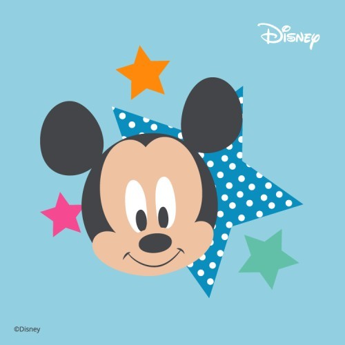 Mickey Mouse with stars - Ρολοκουρτίνα - Disney