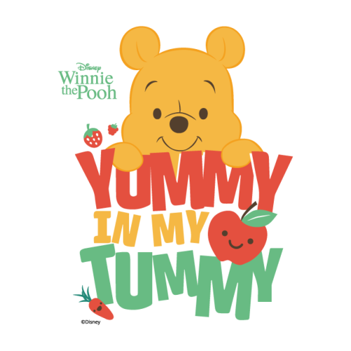 Yummy in my Tummy - Αυτοκόλλητα Τοίχου - Disney