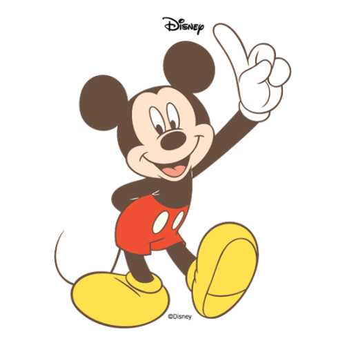 Happy Mickey Mouse - Αυτοκόλλητα Τοίχου - Disney