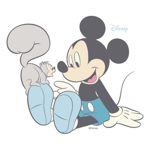 Blue Mickey Mouse!! - Αυτοκόλλητα Τοίχου - Disney