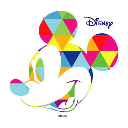 Colourful Mickey Mouse - Αυτοκόλλητα Τοίχου - Disney