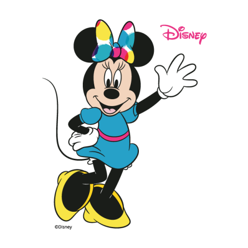Hello Minnie Mouse - Αυτοκόλλητα Τοίχου - Disney