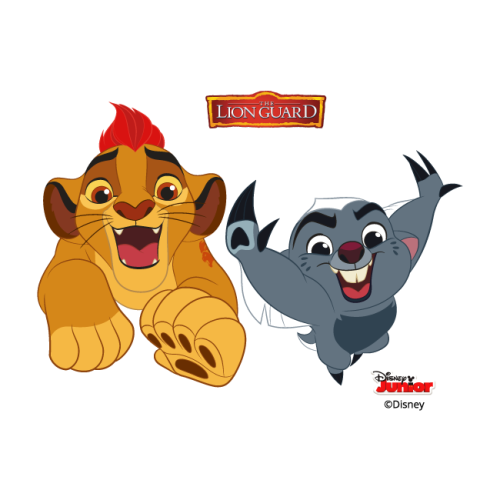 Bunga and Kion, Lion Guard Friends - Αυτοκόλλητα Τοίχου - Disney