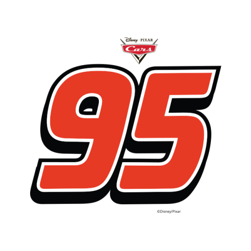 95, Cars - Αυτοκόλλητα Τοίχου - Disney