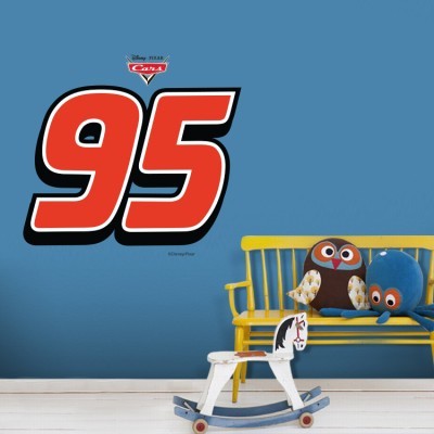 95, Cars - Αυτοκόλλητα Τοίχου - Disney