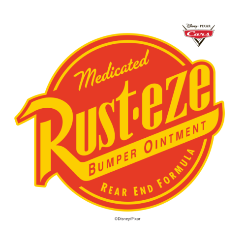 Rust-eze ,Bumper Ointment, Cars - Αυτοκόλλητα Τοίχου - Disney