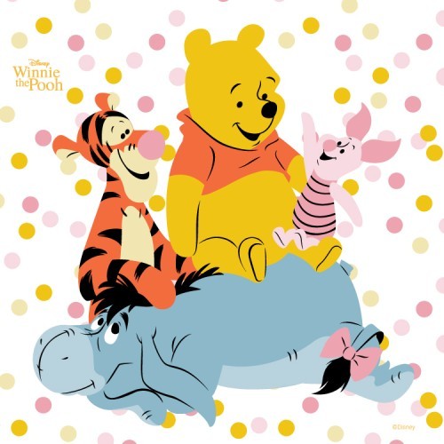 Winnie and his friends - Ταπετσαρία Τοίχου - Disney