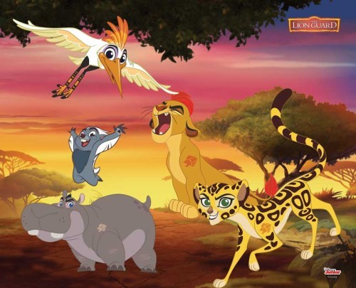 Kion, Bunga, Fuli, Beshte, The Lion Guard - Ταπετσαρίες Τοίχου - Disney